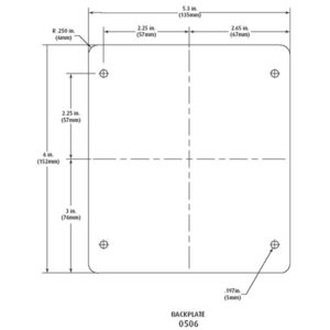 Metal Cabinet Backplate - Merchant Wagon